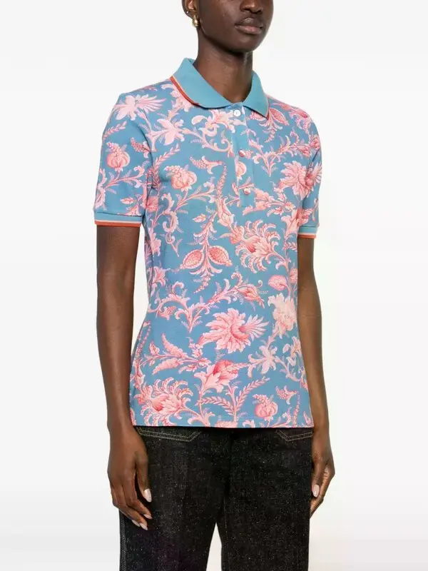 Etro Floral Polo