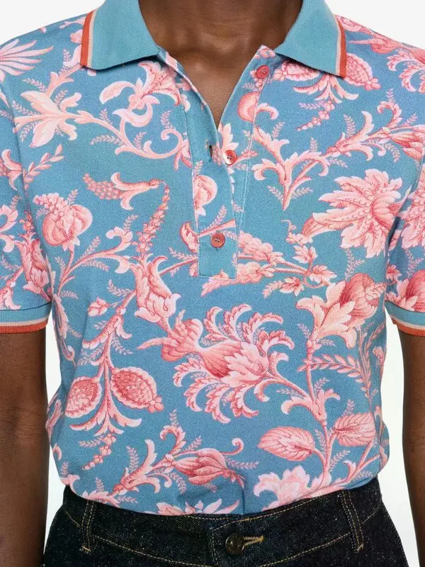 Etro Floral Polo
