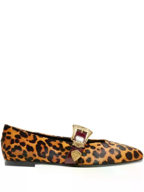 Roberto Festa Dalma Leopard-print Ballet Flats