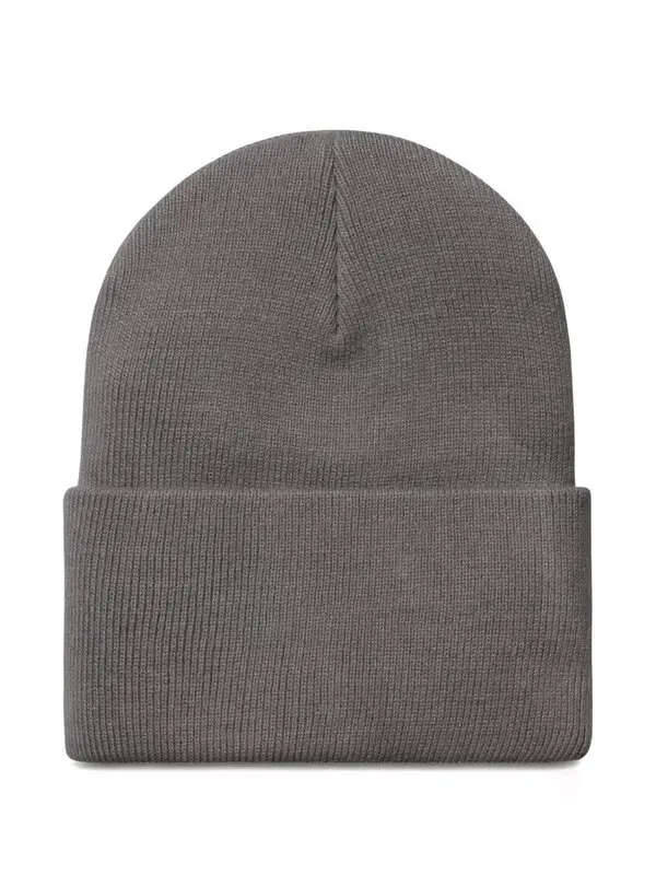 Carhartt Work In Progress Logo-patch Beanie - Grey
