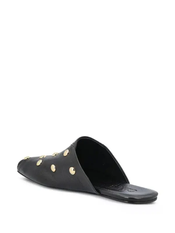 Chloé Rita Studded Mules - Black