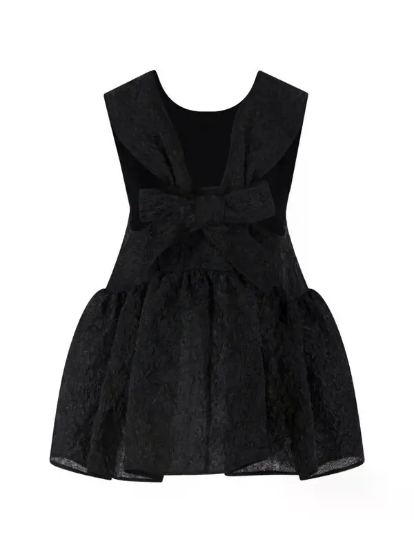 Cecilie Bahnsen Patterned Jacquard Top - Black