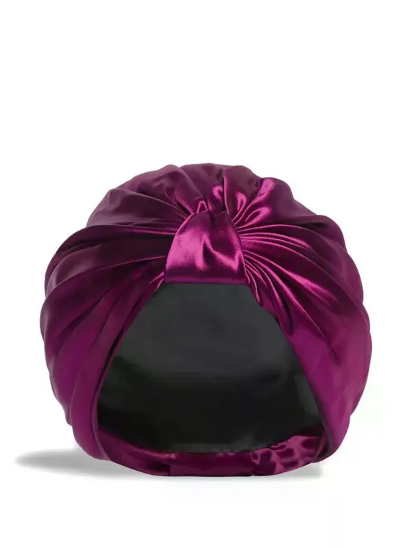 Alberta Ferretti Knotted Turban - Purple