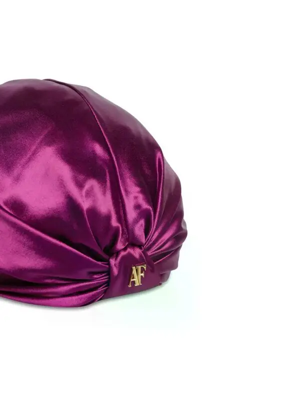 Alberta Ferretti Knotted Turban - Purple