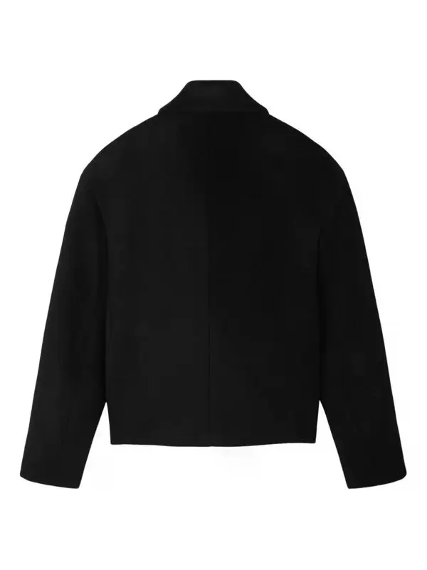 Versace Wool And Cashmere Blend Zip Long-sleeve Jacket
