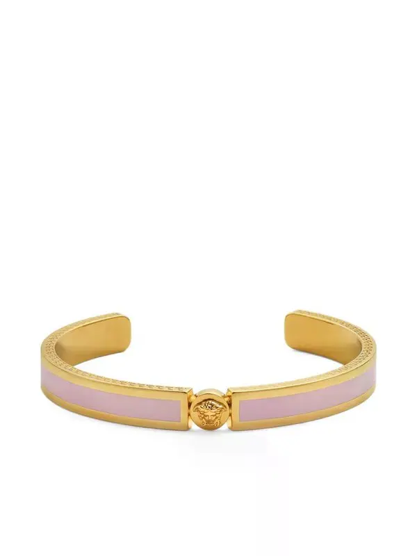 Versace Icon Cuff Bracelet With Medusa Emblem - Gold