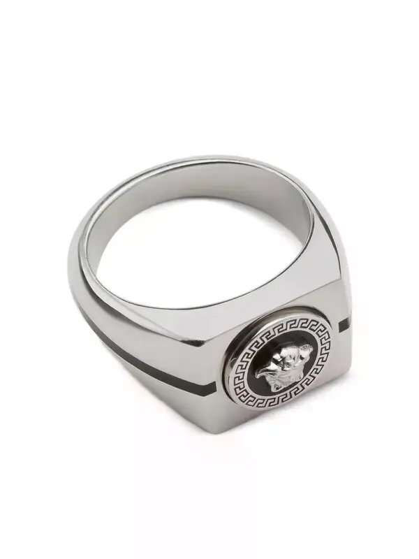 Versace Medusa Greca Ring In -tone