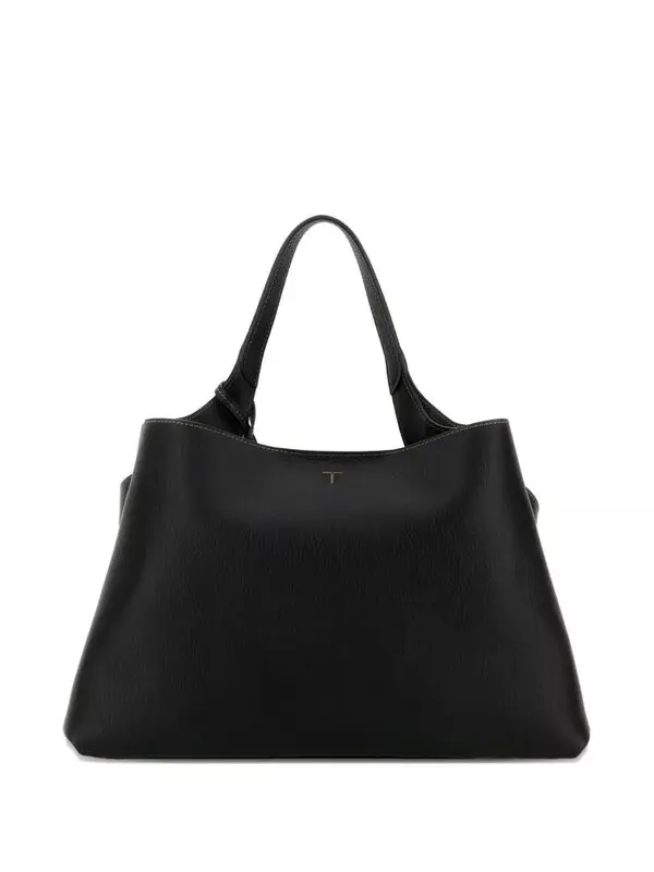 TOD'S Leather Tote Bag - Black