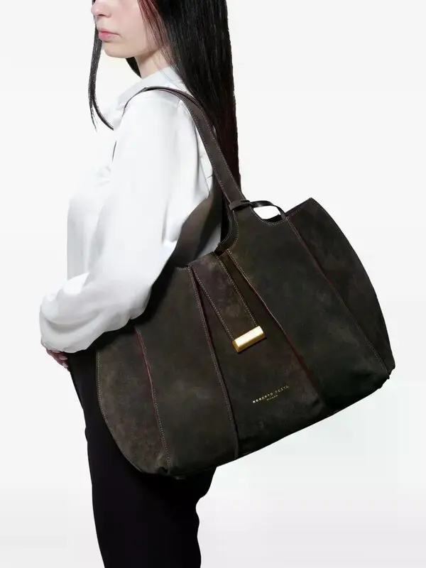 Roberto Festa Eloise Ribbed Shopping Shoulder Bag