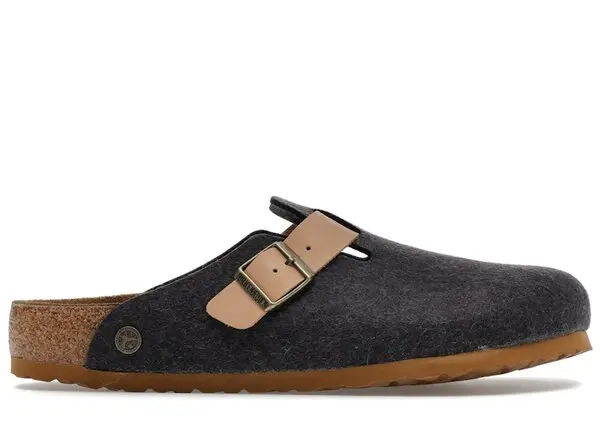 BIRKENSTOCK Boston Felt Concepts Clogs - Anthracite