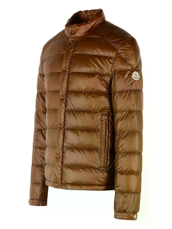 Moncler Quilted Jacket - Brown