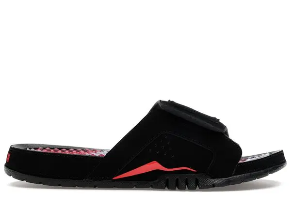 JORDAN Hydro 6 Retro Slides - Black/infrared 23
