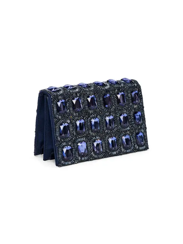 L'Agence Imelda Jeweled Clutch