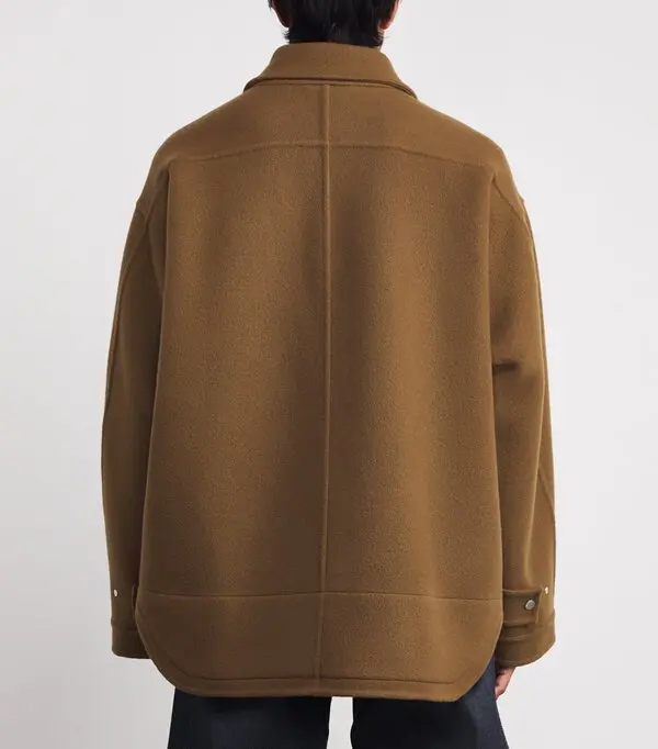 JW Anderson Double-faced Wool-cashmere Fireman Coat