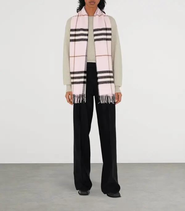 Burberry Cashmere Check Scarf