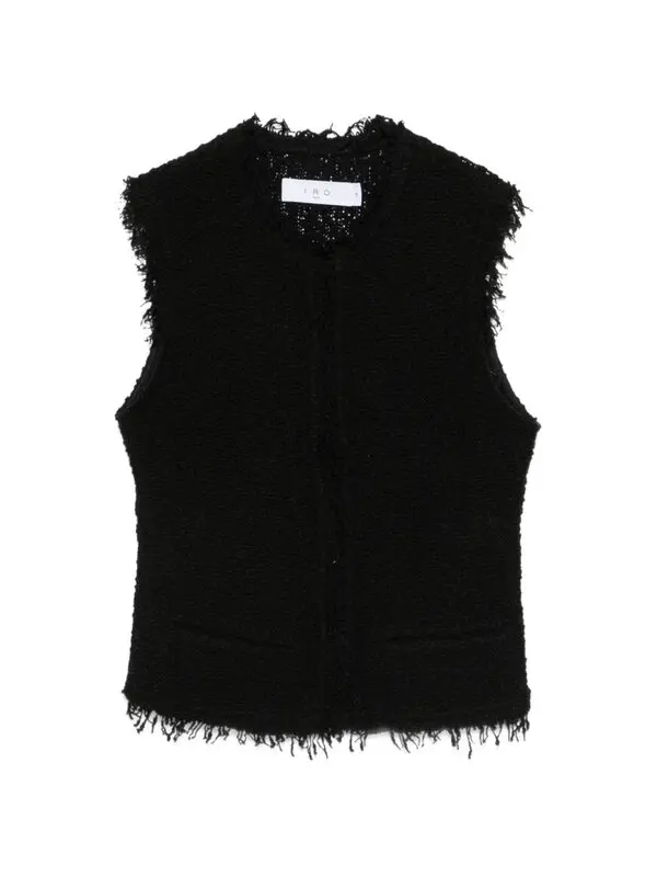 IRO PARIS Shanny Cotton Vest - Black
