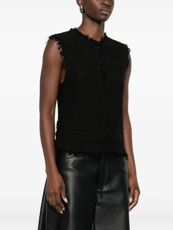 IRO PARIS Shanny Cotton Vest - Black