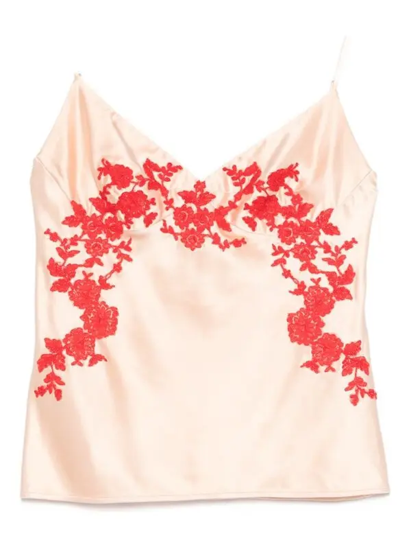 Ermanno Scervino Embroidered Top - Pink