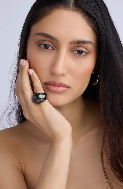 JENNIFER FISHER Dylan Dome Ring - Hematite