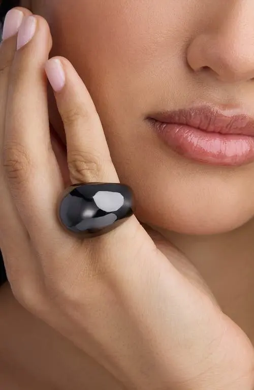 JENNIFER FISHER Dylan Dome Ring - Hematite