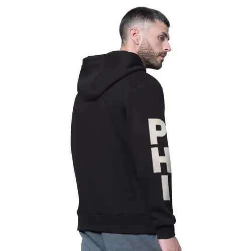 STARTER Philadelphia Eagles Handoff Fleece Hoodie Sweatshirt - Black