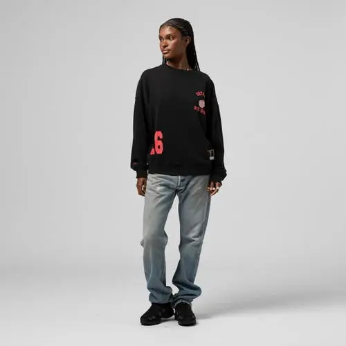 Mitchell & Ness Detroit Red Wings Vintage Crewneck Sweatshirt - Black