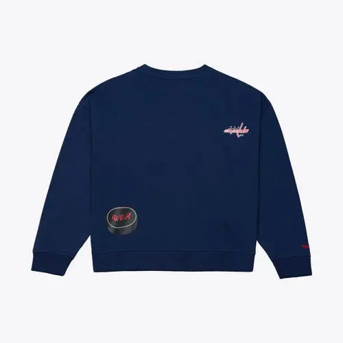 Mitchell & Ness Washington Capitals Crewneck Sweatshirt