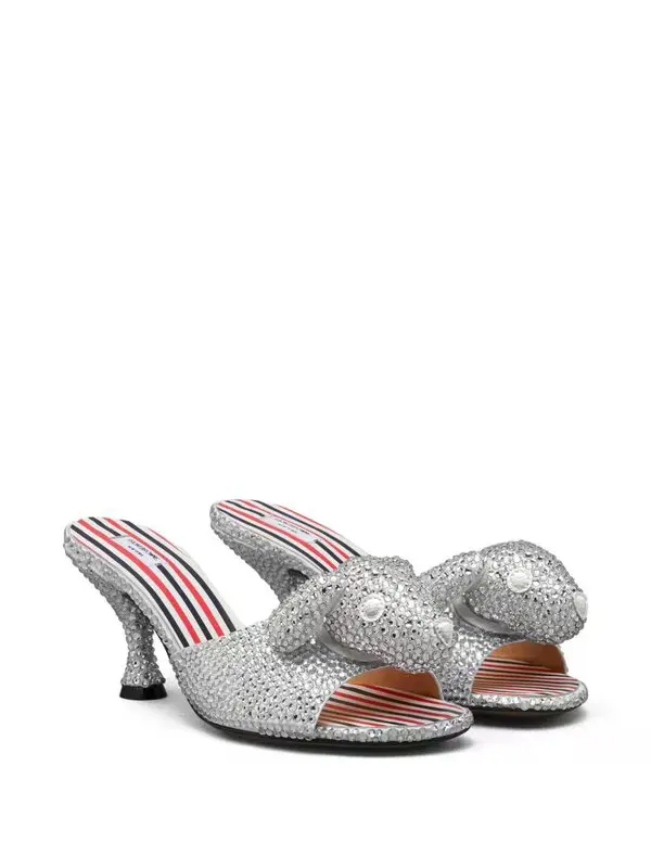 Thom Browne Embellished Dog Detail Mules