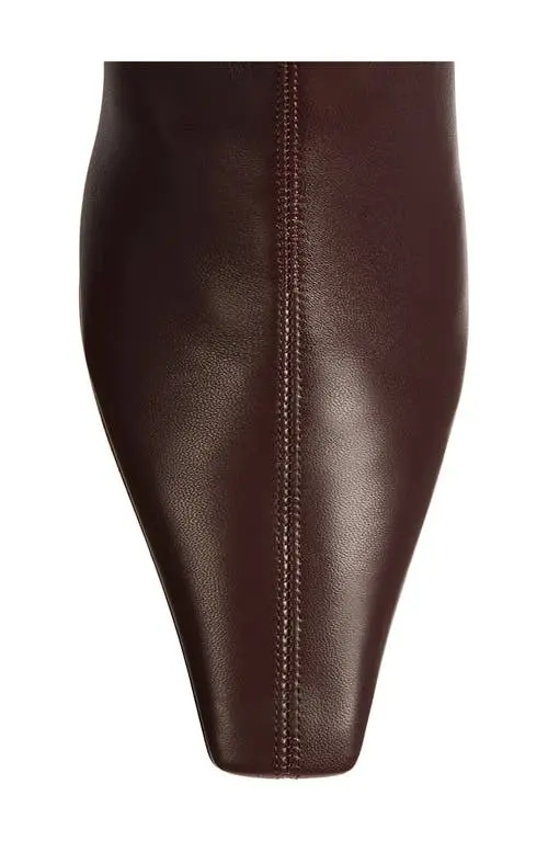 Khaite Arizona Sock Bootie - Bordeaux