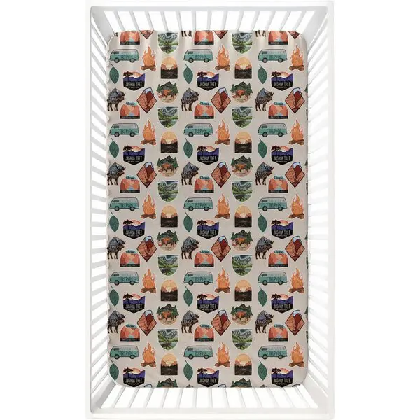 FLETCH Tiny Traveler Crib Sheet