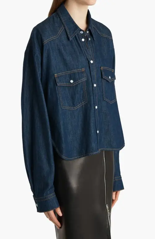 Khaite Grenon Western Chambray Shirt - Benson