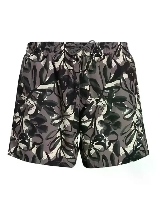 BOSS Floral Swim Shorts - Grey