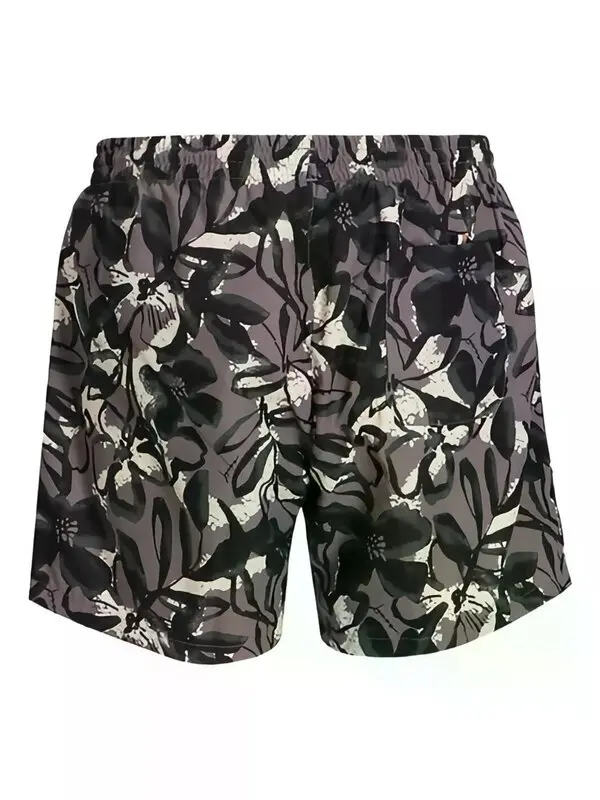 BOSS Floral Swim Shorts - Grey