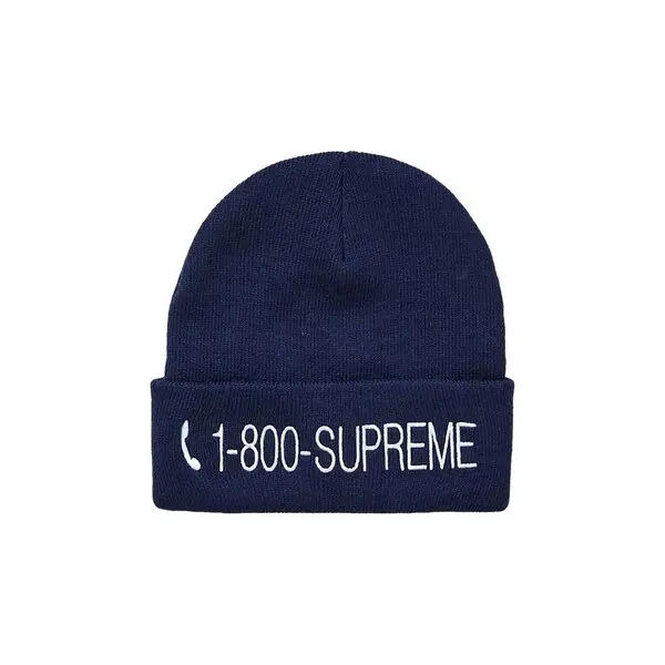 Supreme 1-800 Beanie - Blue