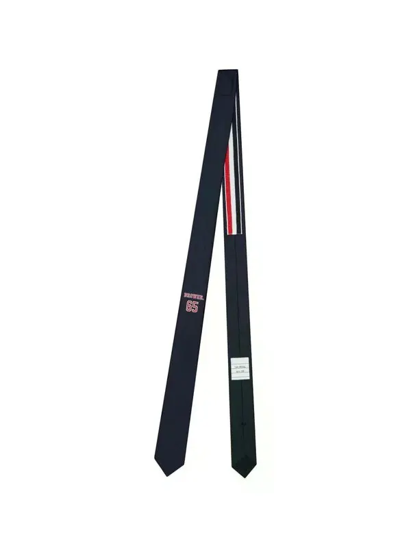 Thom Browne Logo-jacquard Silk Tie