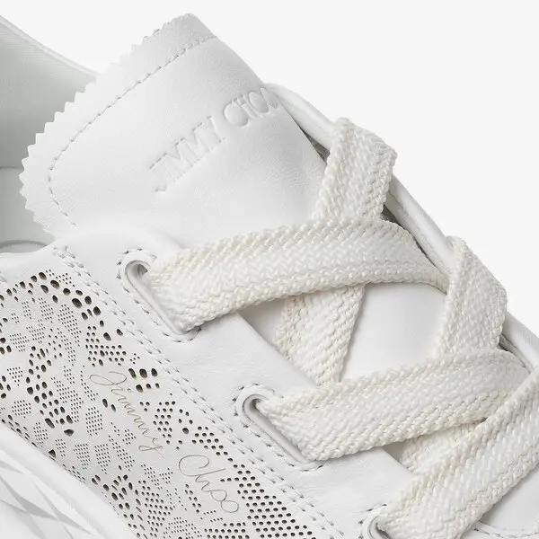 JIMMY CHOO Diamond Light Flex Low Top Sneakers - White
