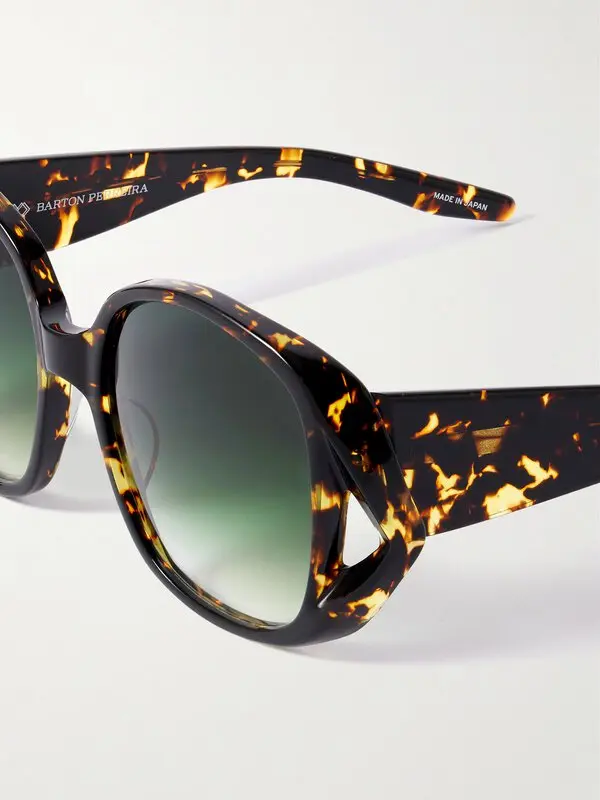 Barton Perreira 007 Round-frame Sunglasses