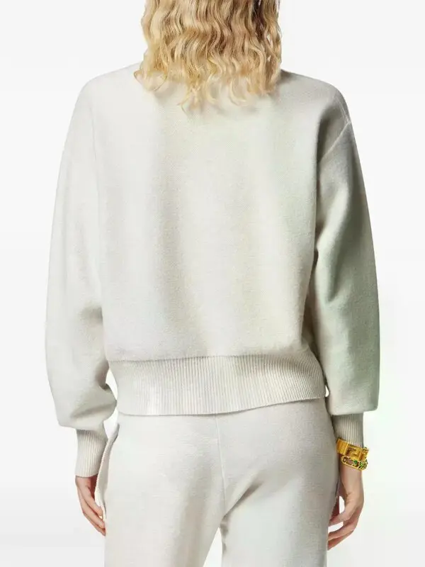 Versace Medusa Motif Crew Neck Sweater
