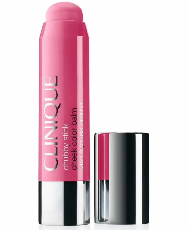 CLINIQUE Chubby Stick Cheek Color Balm Cream Blush - 06 Poppin Pink