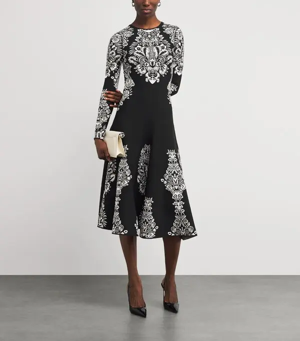 Ulla Johnson Jacquard Callista Midi Dress