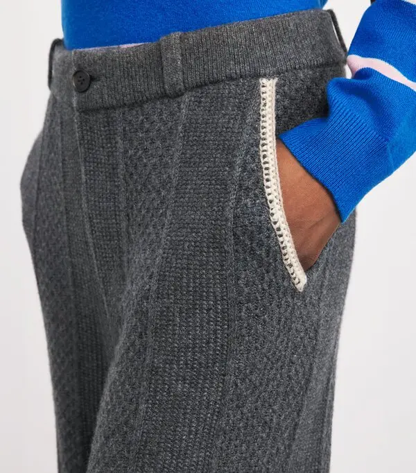 Guest In Residence Wool-cashmere Tailored Trousers