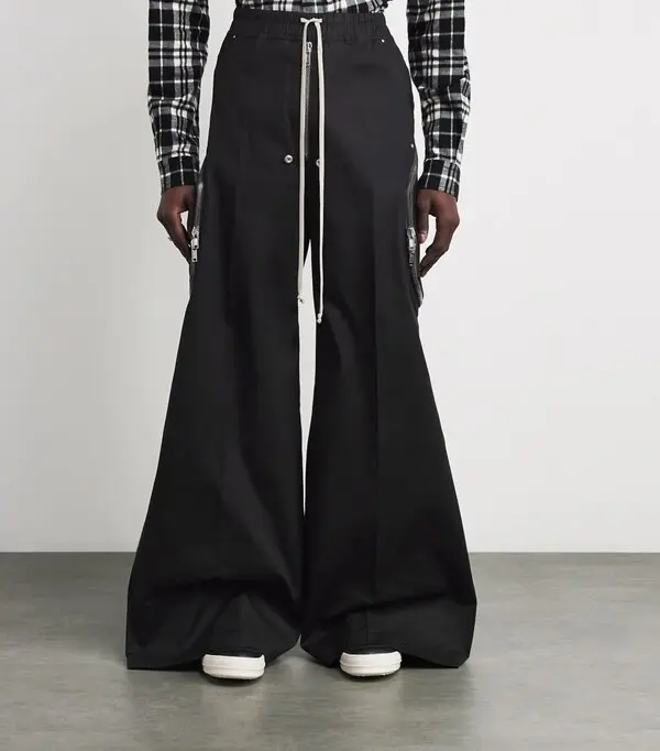 Rick Owens Cotton Heizer Belas Cargo Trousers