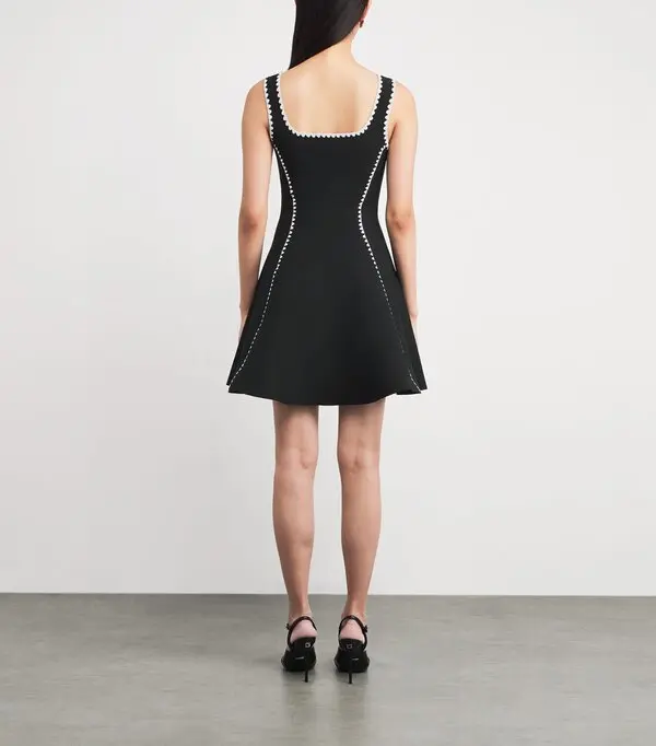 Maje Topstitch Mini Dress