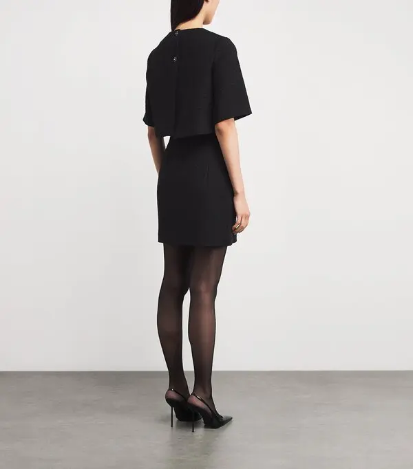 Maje Tweed 2-in-1 Mini Dress