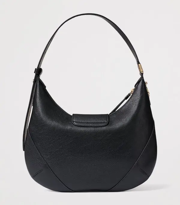 JIMMY CHOO Small Bar Leather Shoulder Bag - Black