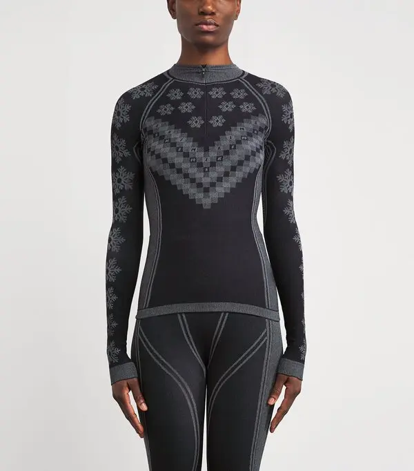 SKIMS First Layers Half-zip Top
