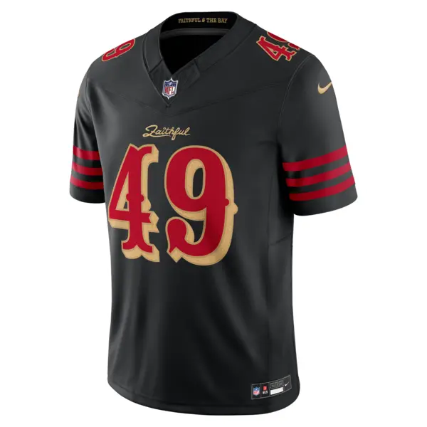 Nike The Faithful San Francisco 49ers Rivalries Collection Dri-fit Nfl Limited Jersey - Black