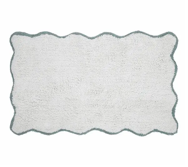 VCNY HOME Scallop Cotton Bath Rug, 21' X 34 - One-color