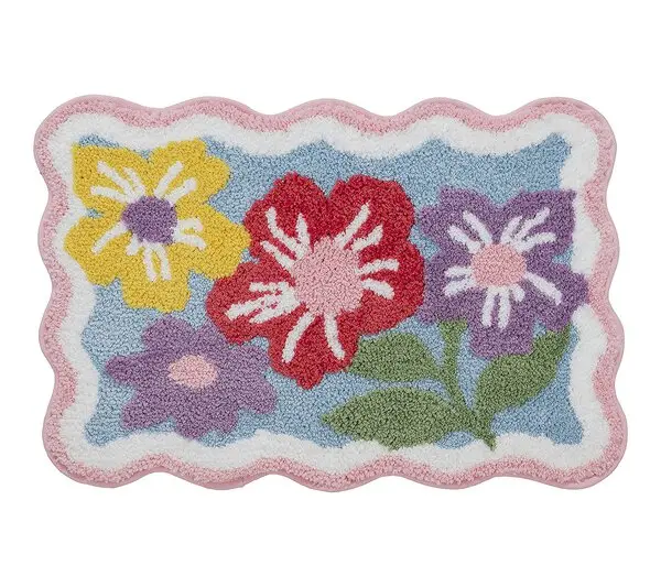 VCNY HOME Multi Floral Tufted Bath Rug, 18' X 2 7 - One-color