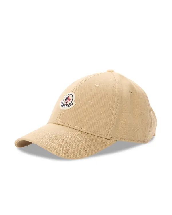 Moncler Logo Patch Baseball Cap - Light Beige